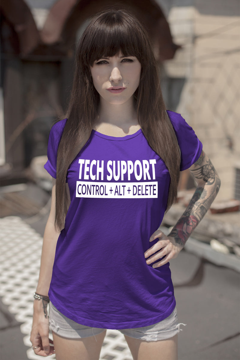 Tech Support (Women) – FunkyShirty