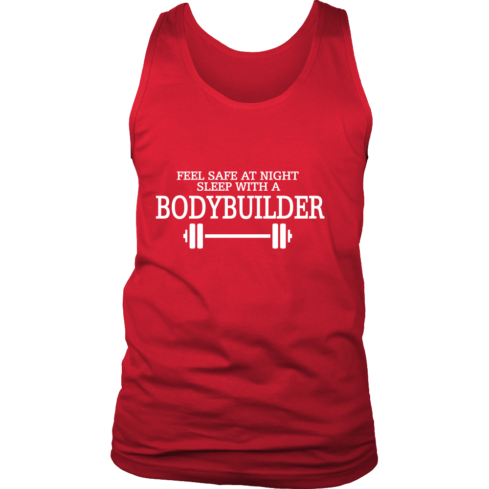 Feel Safe at Night Sleep With a BOdyBuilder (Men) – FunkyShirty