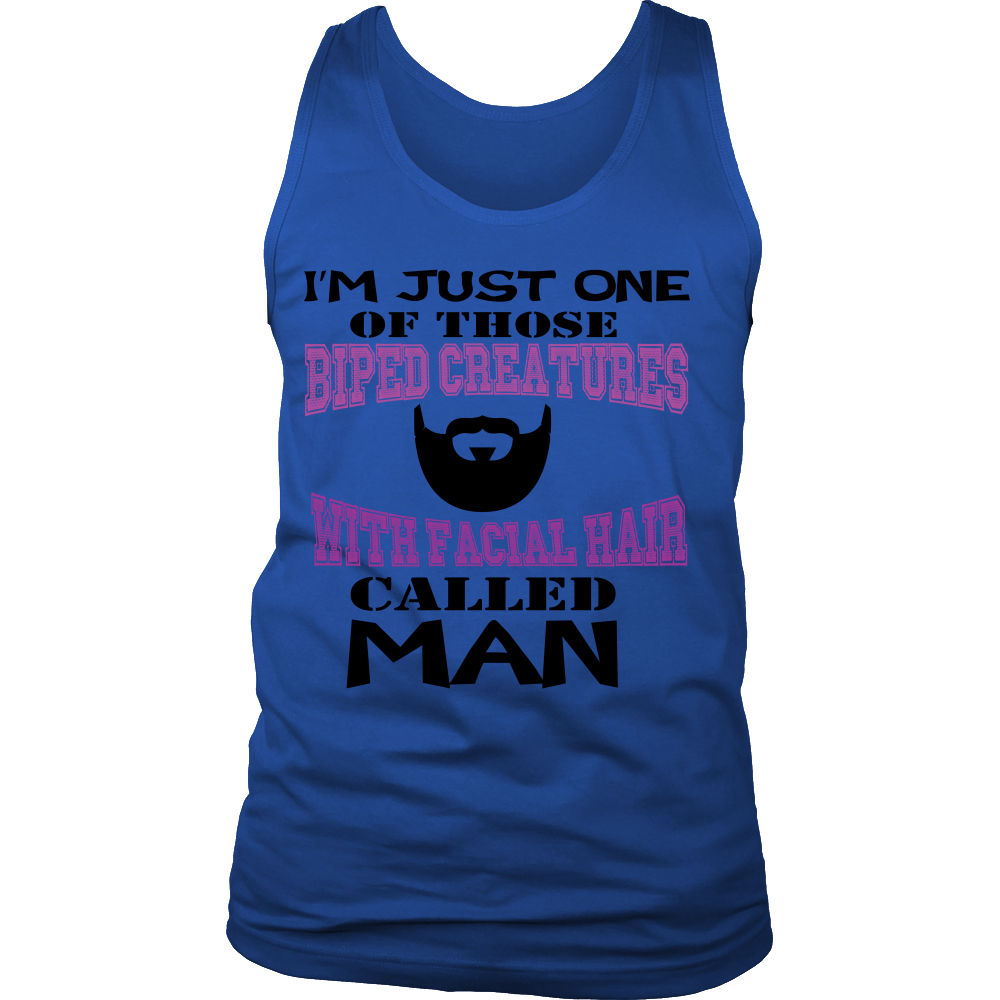 Biped Creatures with Facial Hair Called Man – FunkyShirty