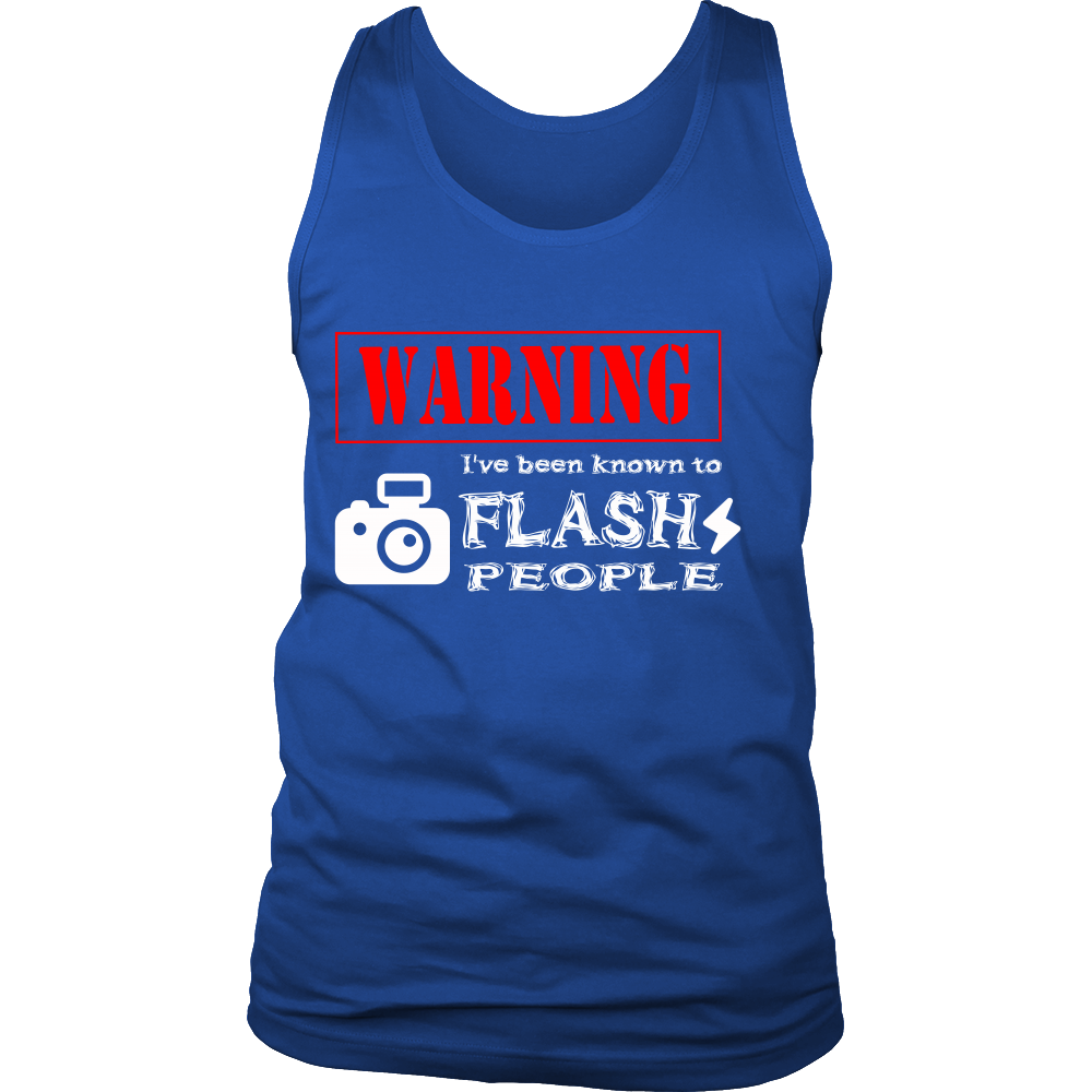 Warning Ive been known to Flash People (Men) – FunkyShirty